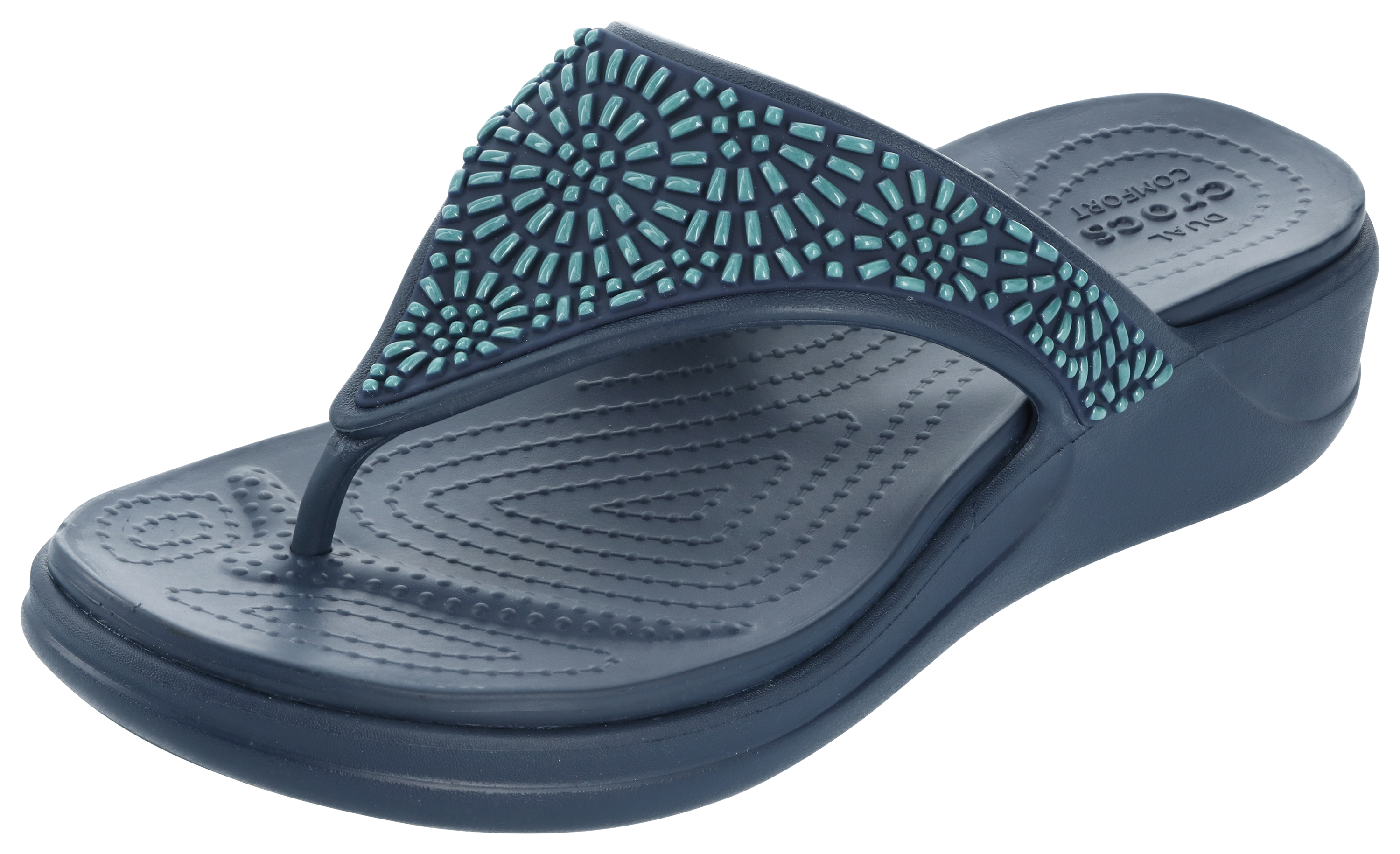 Crocs Monterey Diamante Wedge Flip Sandals for Ladies | Cabela's